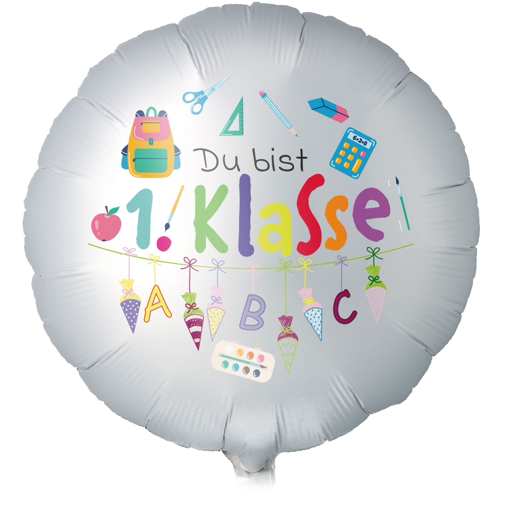 Folienballon Rund "Du bist 1. Klasse" 45cm | ohne Ballongas | 02-820130 ...
