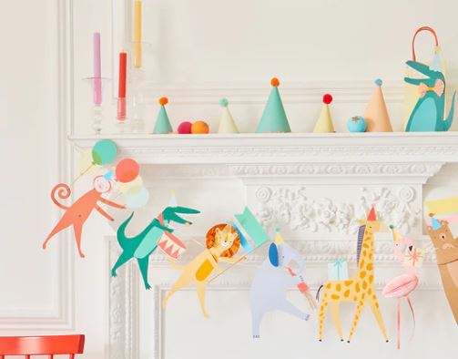 Meri Meri - Girlande "Parade der Tiere" | 29-267367