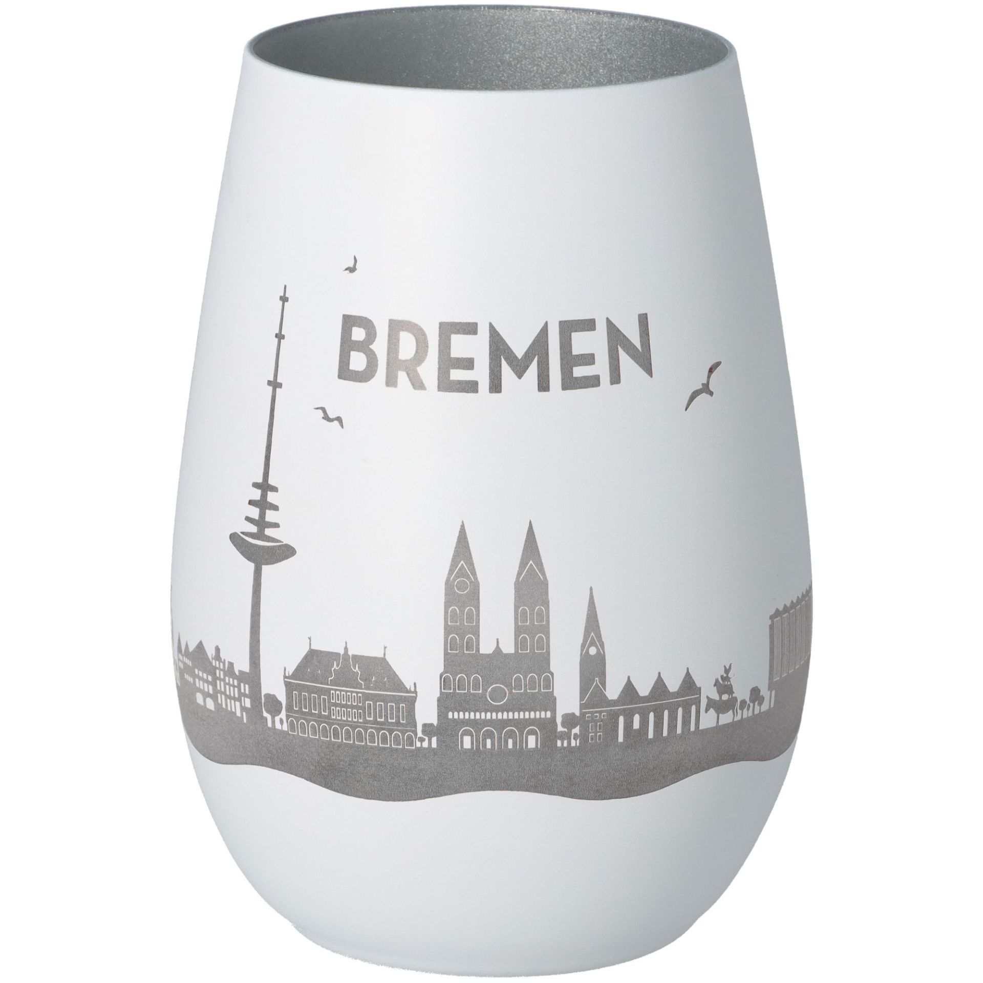 Windlicht Skyline Göttingen Schwarz/Gold | 91-834250